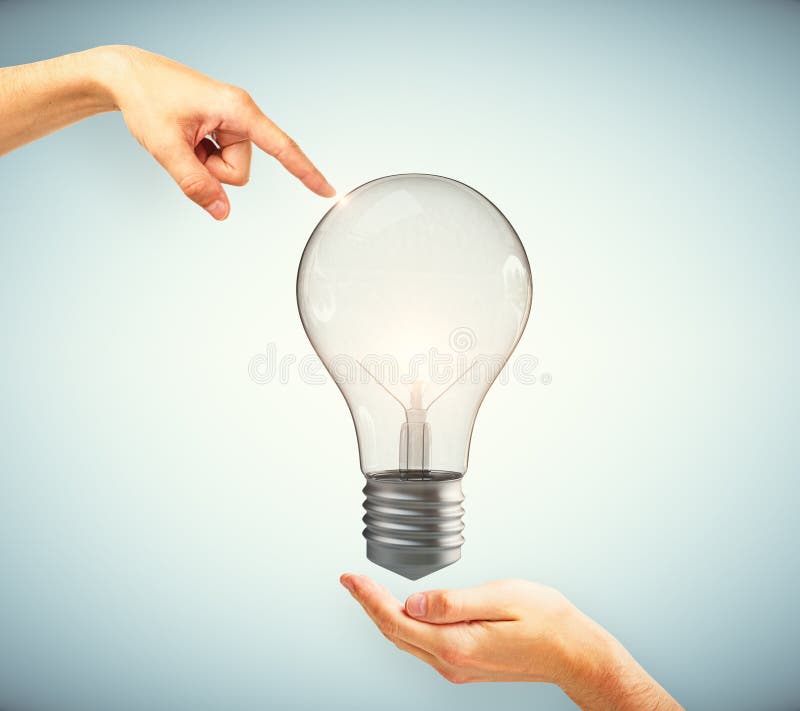 Inspire Bulb stock photo. Image of text, conceptual, bright - 86109944