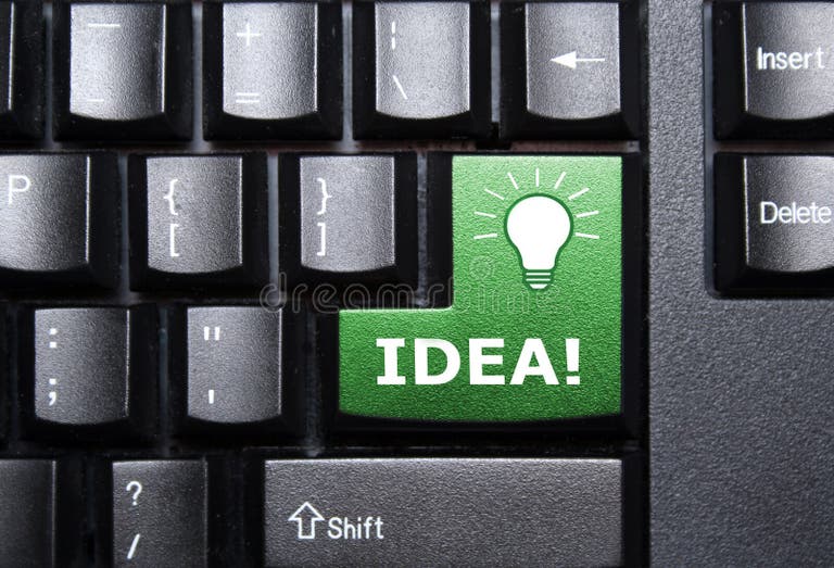 Idea key stock image. Image of business, success, exclamation - 4742901