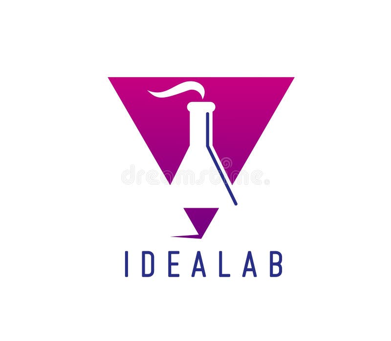 Idea Lab Icon, Creative Design Studio, Innovation Stock Illustration ...
