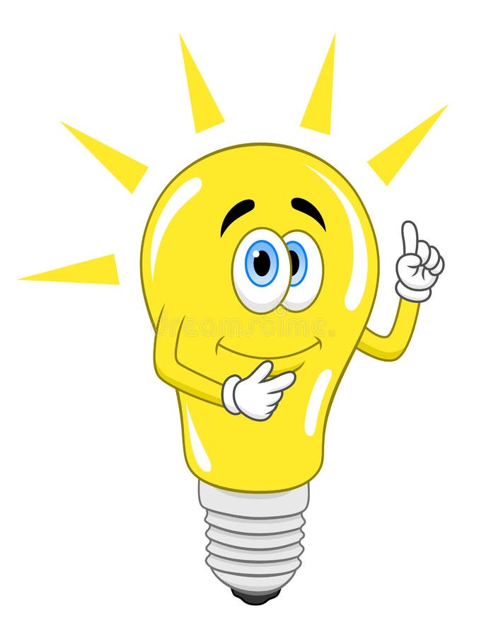 Idea lamp stock vector. Illustration of happy, creativity - 78619035
