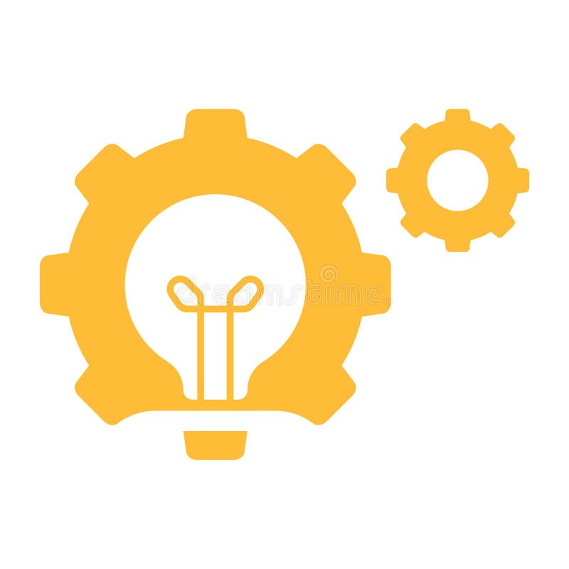 Idea Lamp Element Collection Set Stock Vector - Illustration of ...