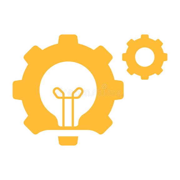 Idea Lamp Element Collection Set Stock Vector - Illustration of ...