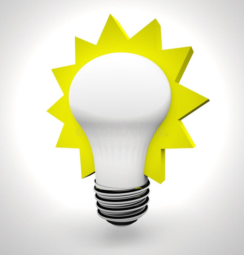 Idea Light Bulb stock illustration. Illustration of idea - 8342167