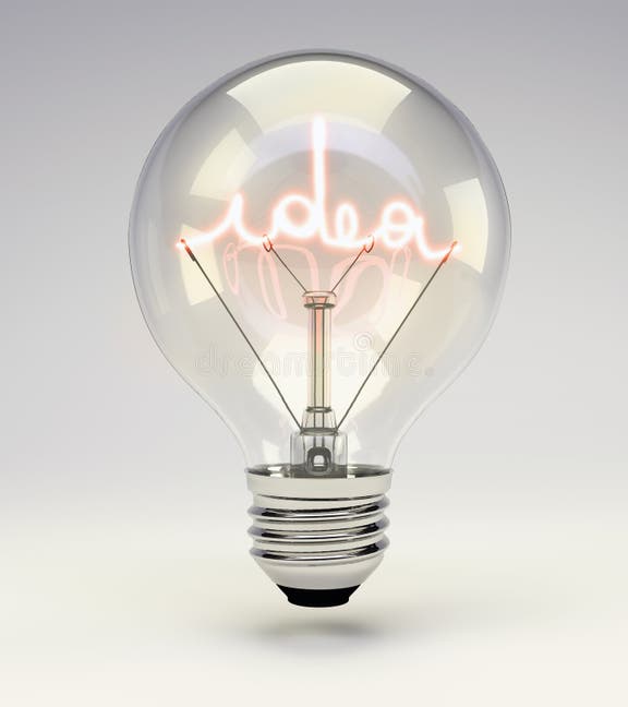 Idea light bulb stock illustration. Illustration of electrical - 31471868