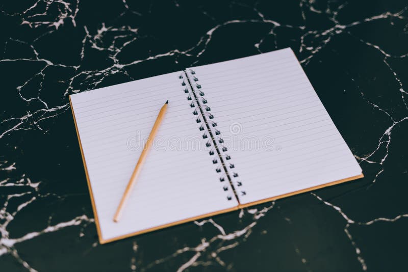 Idea Lightbulb and Empty Notebook To Write Future Goals and Plans Stock ...