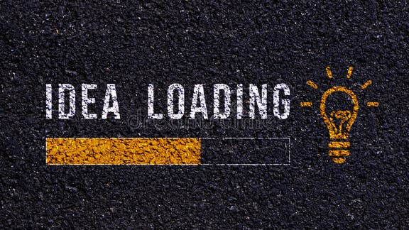 Idea Loading Concept with Hyperspace Suitable for Business Presentation ...