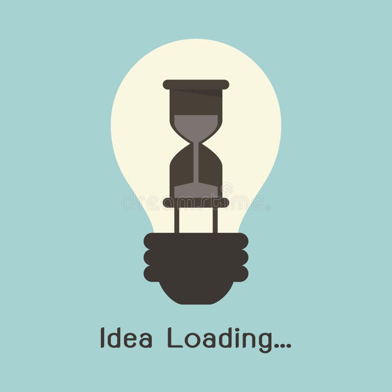 Idea loading stock vector. Illustration of receive, output - 37171713