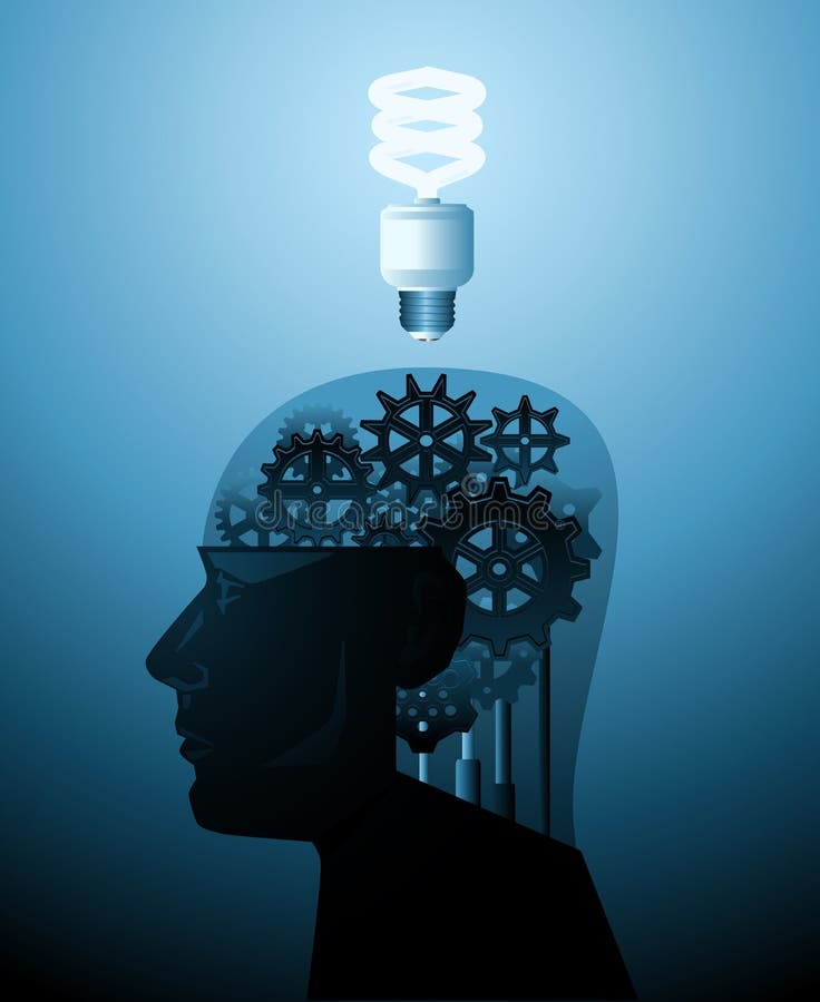 Idea machine stock vector. Illustration of light, machinery - 19027320