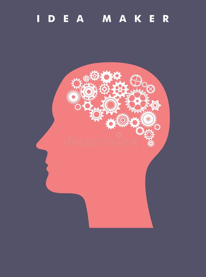 Idea maker illustration stock vector. Illustration of graphics - 133321357