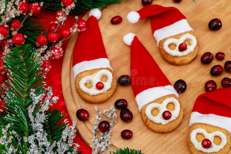 Idea for Making Christmas Shortbread Cookies. Stock Image - Image of ...