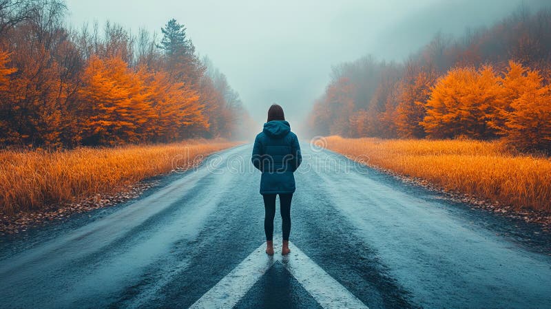 The Idea of Making a Decision, Depicted As Someone Standing before a ...