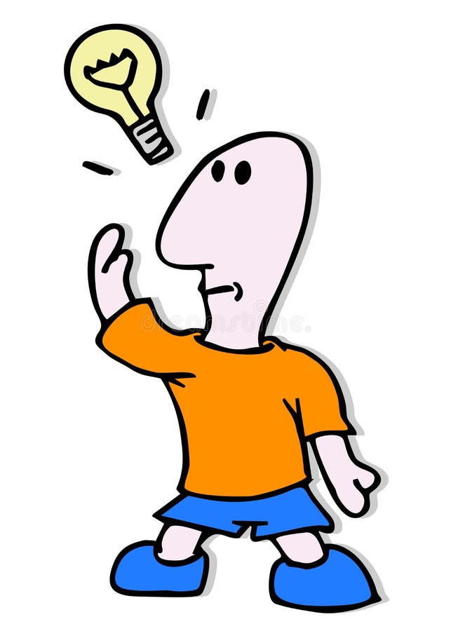 Idea man stock vector. Illustration of concept, idea - 26614212