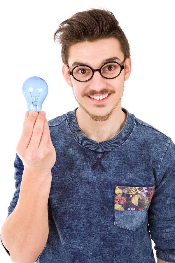Idea man stock photo. Image of energy, electricity, creativity - 74496846