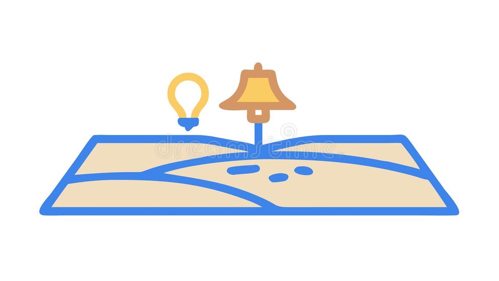 Idea on Map Location Vector Icon for Discovery and Innovation, Vector ...