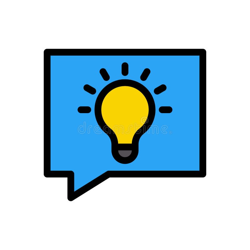 Idea message stock vector. Illustration of innovation - 217148324