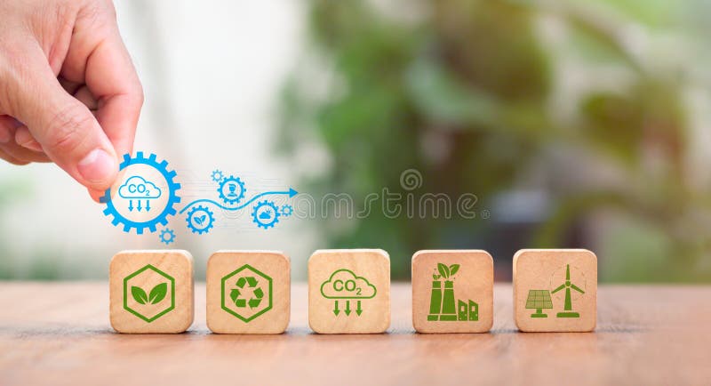 The Idea of Net Zero Activity. Energy Conservation, Green Energy ...