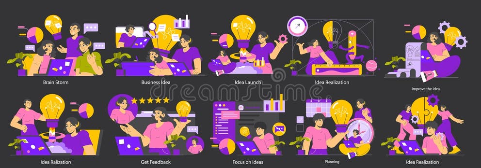 Realization Set Stock Illustrations – 900 Realization Set Stock ...