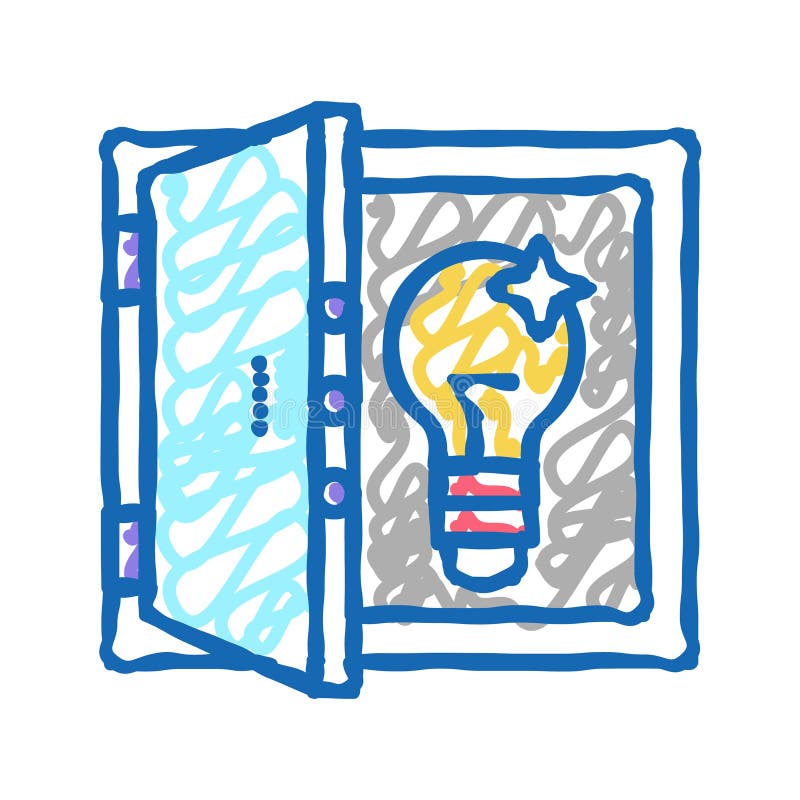Idea for Resolve Problem Icon Doodle Illustration Stock Vector ...