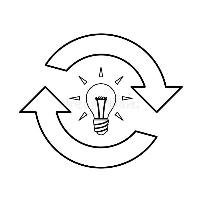 Idea Sharing Icon in Outline Style Stock Vector - Illustration of ...