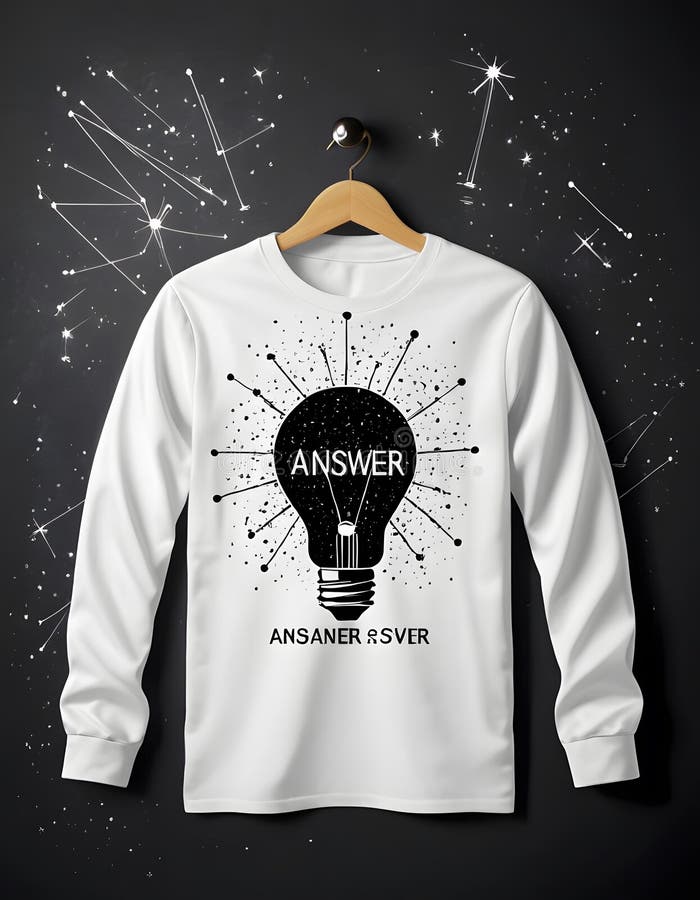 & X22;Idea Spark Sweatshirt Design& X22; Stock Photo - Image of apparel ...