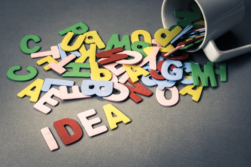 Idea spill stock photo. Image of topic, copy, closeup - 46496302