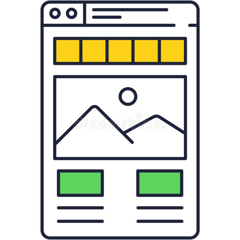 Idea Startup Web Create Visualization Icon Vector Stock Illustration ...