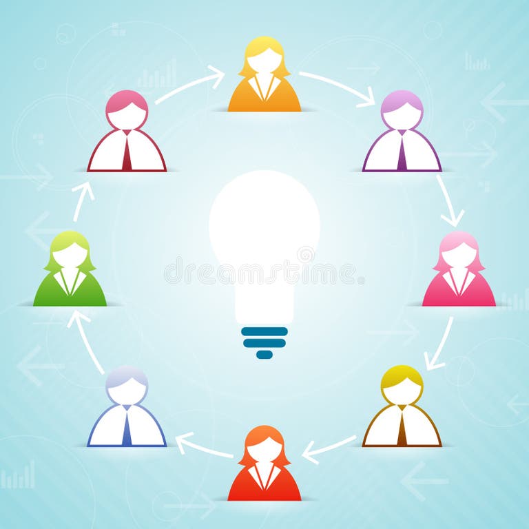 Idea Think Tank stock vector. Illustration of innovation - 35712040