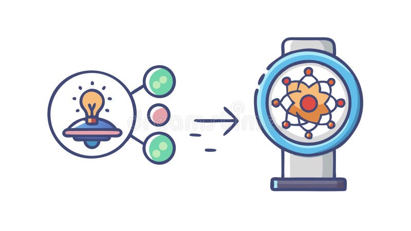 Idea To Innovation in Time, Concept Development, Vector Design ...