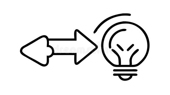 Idea Transfer Icon: Concept Flow Seamless Knowledge Exchange, Vector ...