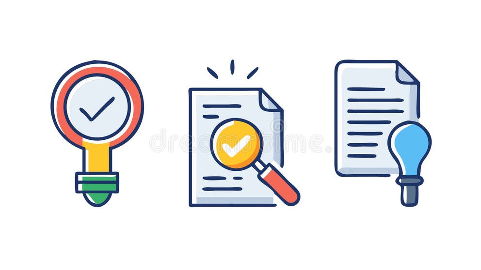 Idea Validation Document Check. Approval, Evaluation, Solution, Vector ...