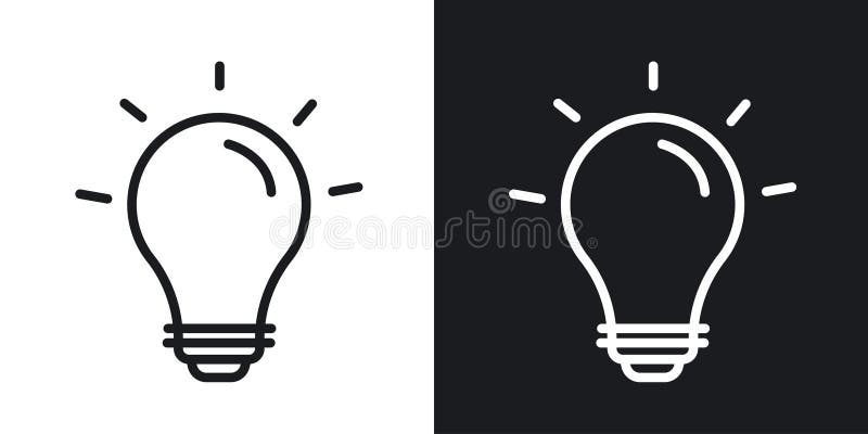 Idea vecor icon set stock vector. Illustration of solution - 340495548