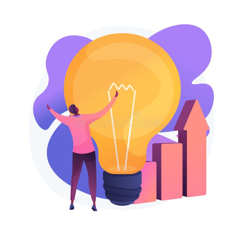 Innovative Thinking Vector Concept Metaphor Stock Vector - Illustration ...