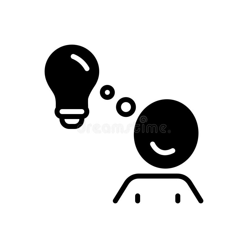 Mix Icon for Brainstorming, Deliberate and Conceptualize Stock Vector ...