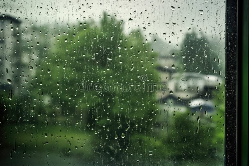 Window Raindrops Background Stock Illustrations – 849 Window Raindrops ...