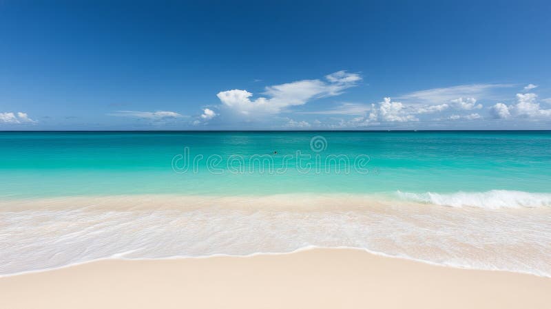 The Ideal Beach Day Consists of a Serene Tropical Beach Setting with ...