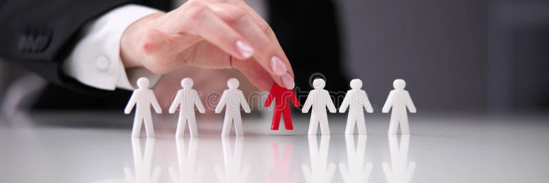 Ideal Client or Job Candidate Profile Selection Stock Image - Image of ...