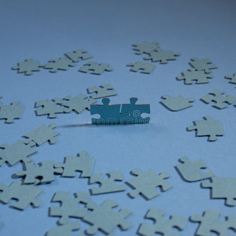 An Ideal Couple, Two Elements from a Large Puzzle Joined Together ...