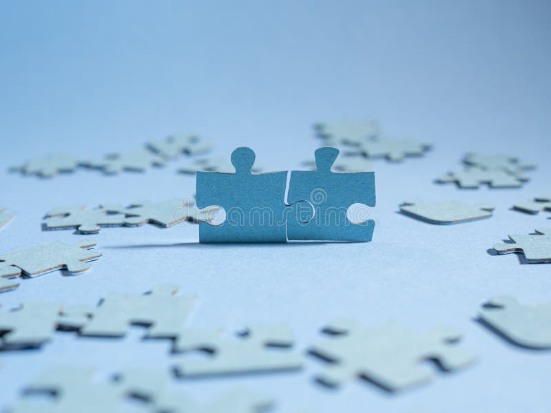 An Ideal Couple, Two Elements from a Large Puzzle Joined Together ...