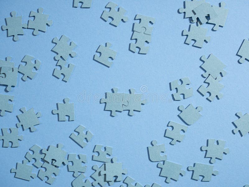 An Ideal Couple, Two Elements from a Large Puzzle Joined Together ...