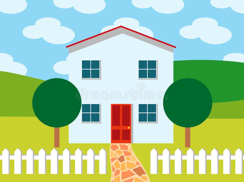 Ideal home stock illustration. Illustration of artistic - 507342
