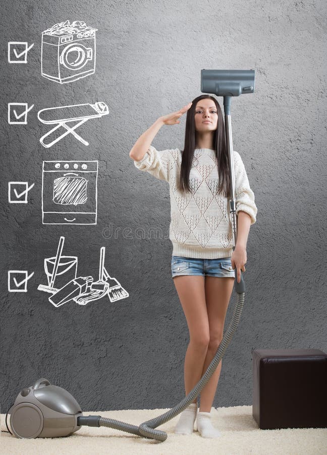 An ideal homemaker stock image. Image of housewife, female - 39323775