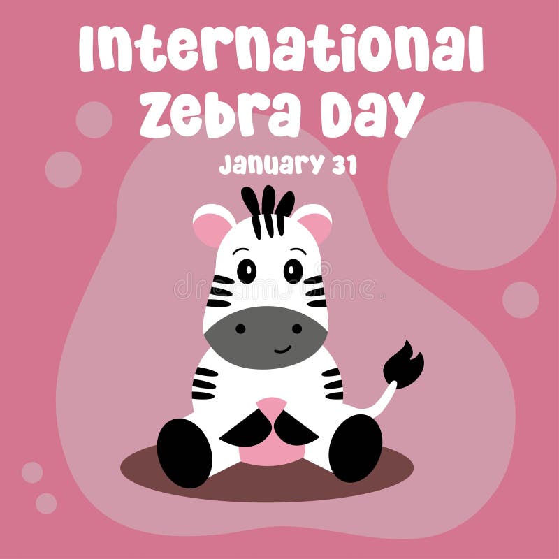 Ideal for International Zebra Day Celebrations, this Vector Graphic ...