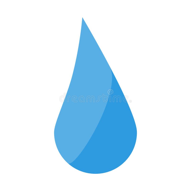 Falling Water Droplets Icon. Vector. Stock Vector - Illustration of ...