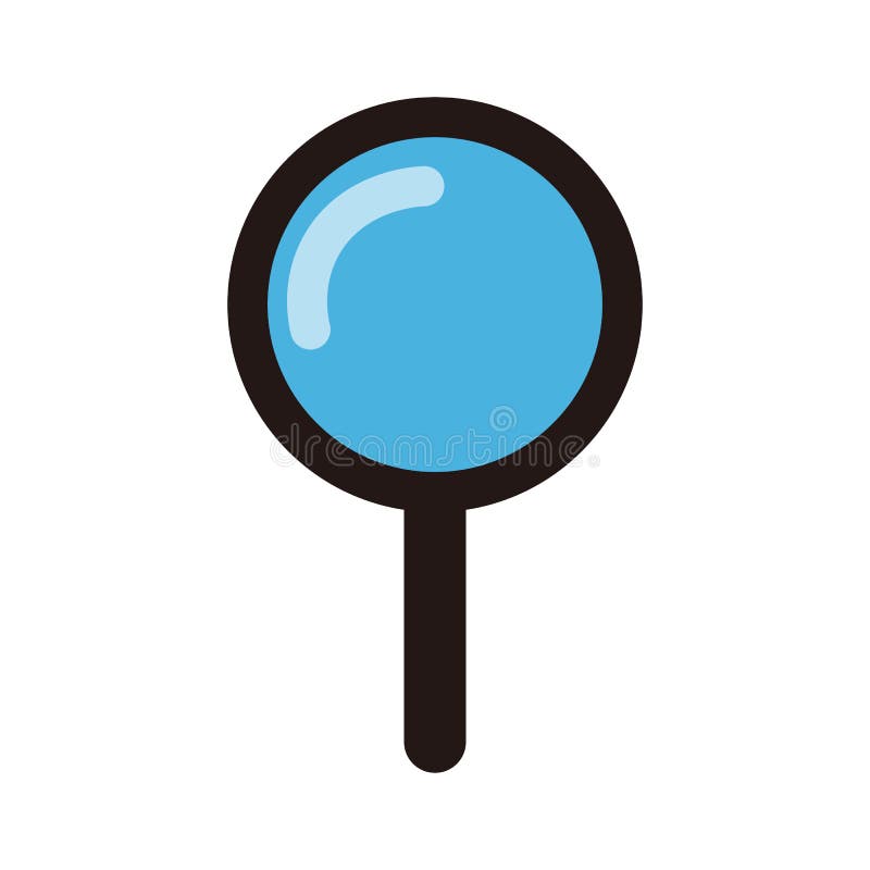 Magnifying Glass Icon. Simple Vector Icon. Stock Vector - Illustration ...
