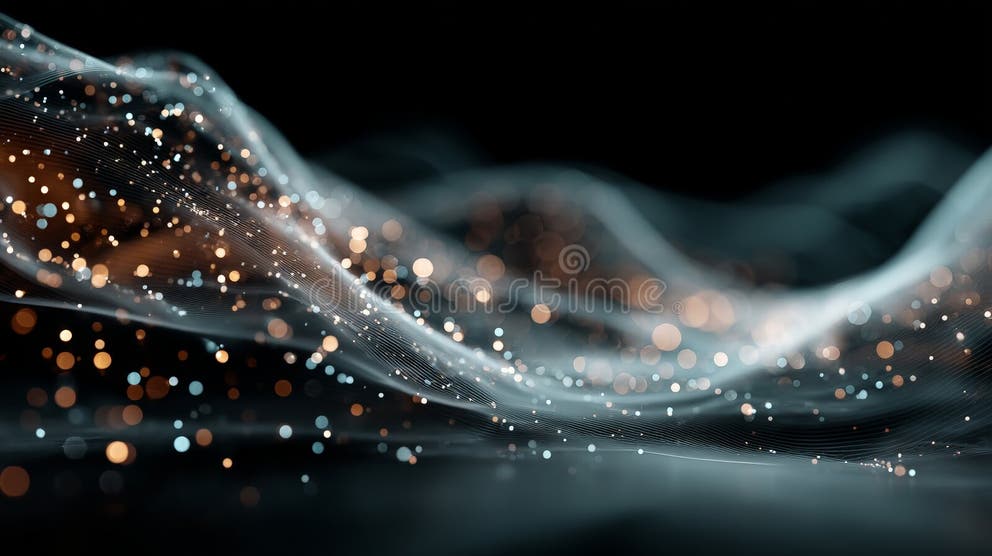 A Sleek and Modern Data Background Featuring Flowing Lines, Grid ...