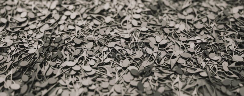 Infinite musical notes stock illustration. Illustration of creative ...