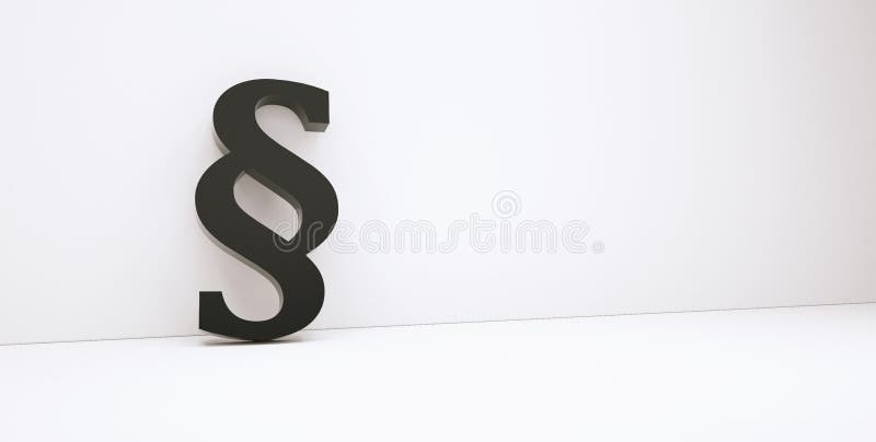 Paragraph in a Corner on a Wall Stock Illustration - Illustration of ...