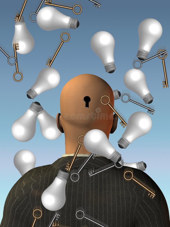 Ideas stock illustration. Illustration of background, consciousness ...