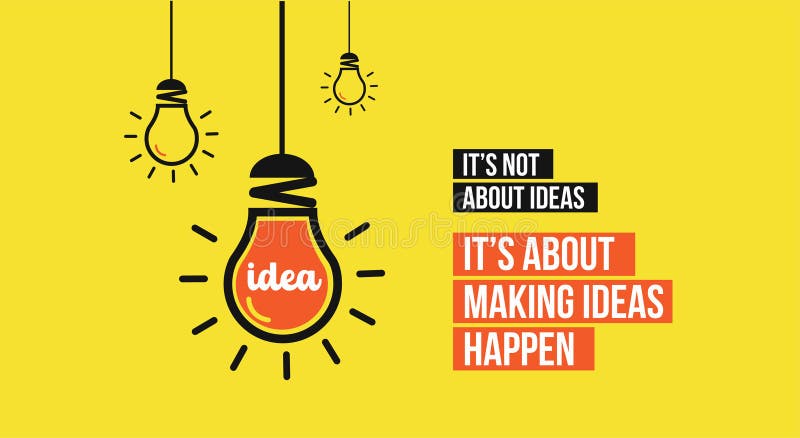 Ideas Advertising Wall Branding Sticker Mural Vector Banner Stock ...