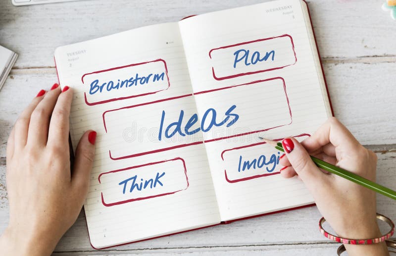 Ideas Be Creative Fresh Inspire Concept Stock Image - Image of design ...